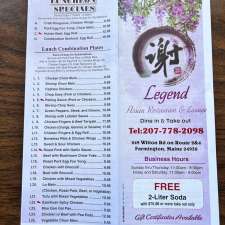 Legend Asian Restaurant | 249 Wilton Rd, Farmington, ME 04938, USA