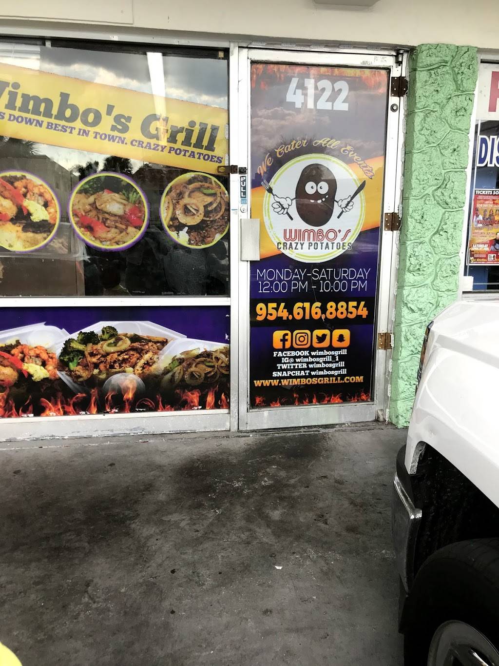 Wimbos Crazy Potatoes | 1166 N, N State Rd 7, Lauderhill, FL 33313, USA