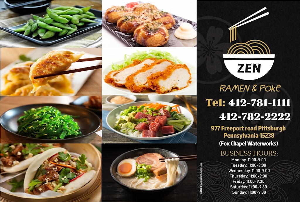 Zen Ramen & Poke | 977 Freeport Rd, Pittsburgh, PA 15238, USA